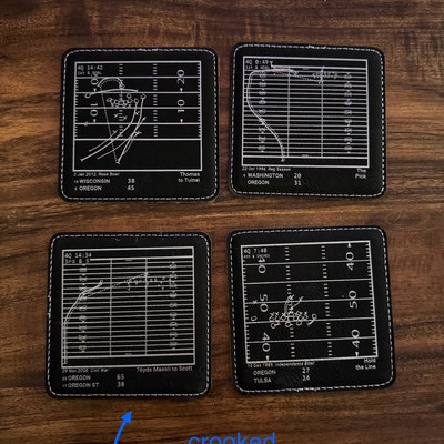 Greatest LSU Football Plays: Slate Coasters set of 4 - Etsy
