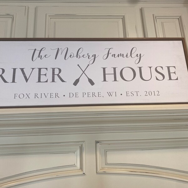 Custom River Signs | Welcome to the River House Sign | River House ...