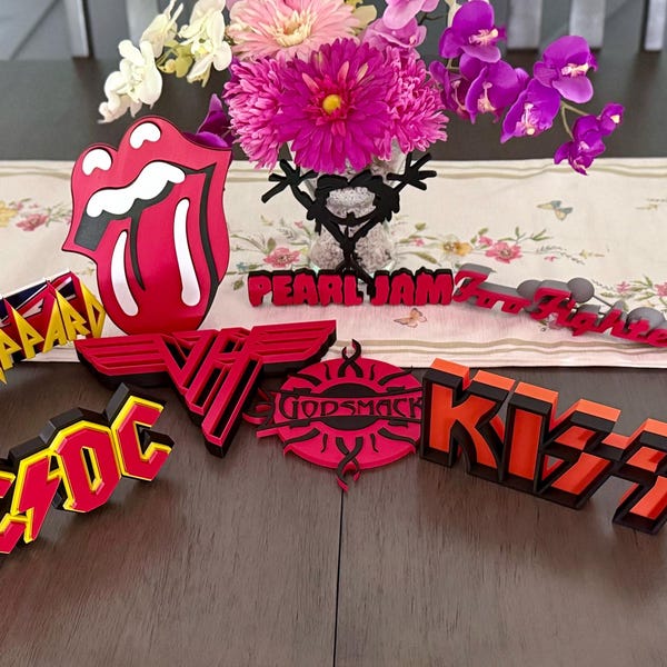 Van Halen 3D Printed Logo - Etsy