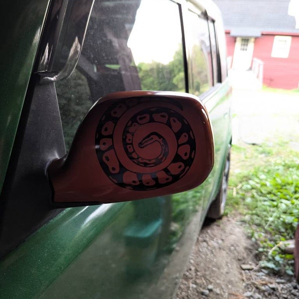 Ball Python Decal - Spiral Snake Sticker, Snake Decal, Serpent Decal ...