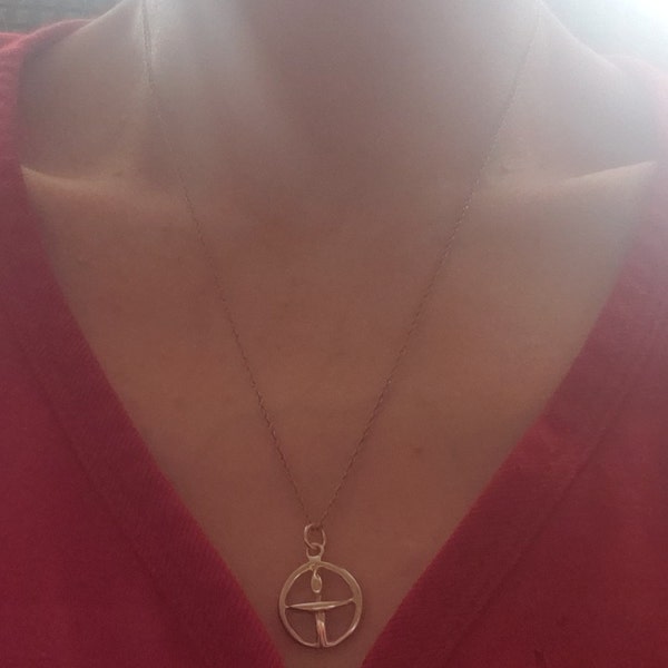 Sterling Flaming Chalice Charm, Unitarian Necklace, Coming of Age Gift ...