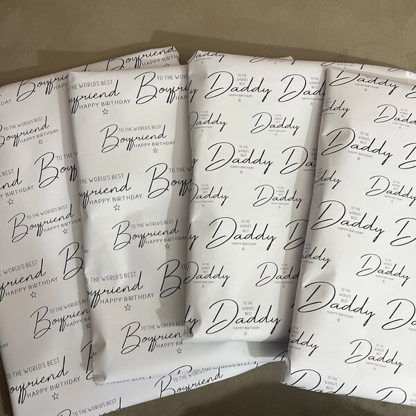 Rugby Themed Wrapping Paper, Personalised Gift Wrap, - Etsy