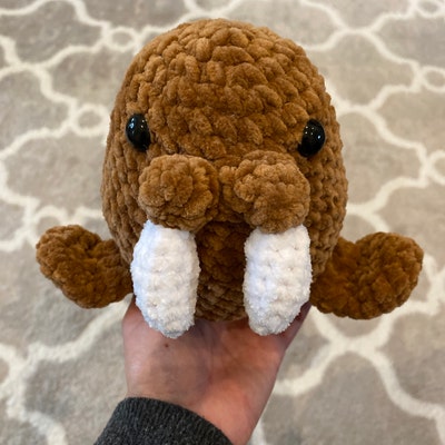 PATTERN/INSTRUCTIONS Walrus, Amigurumi Pattern, Walrus Pattern, Crochet ...