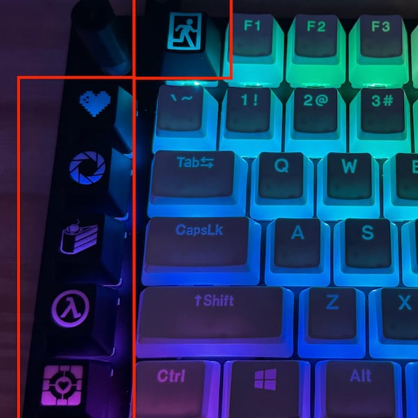 Sonic the Hedgehog Characters Backlit Keycap Pack | Mechanical Keyboard ...