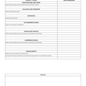 Restaurant Cleaning Checklist Template, Food Service Sanitation, Daily ...