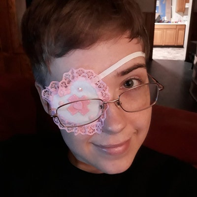 Menhera Lace Eye Patch Handmade Yami Kawaii Accessories Menhera Kei ...