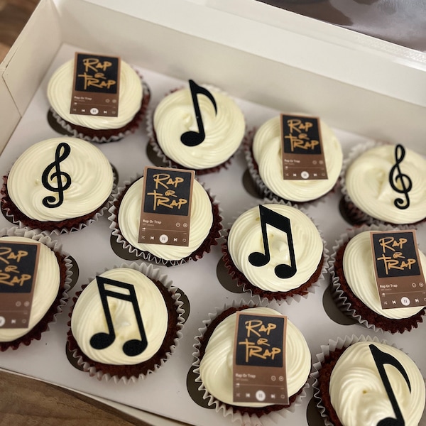 Edible Square Cake, Cupcake and Cookie Toppers | Any Image, Logo ...