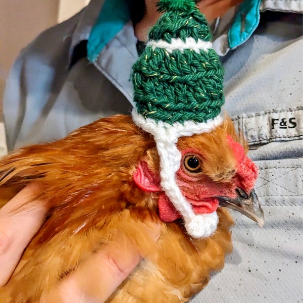 Chicken Hat Crochet Pattern / Chicken Hat / Crochet Chicken Hat ...