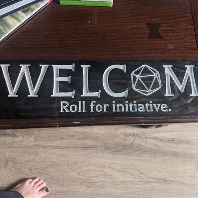 RPG Welcome Sign - Etsy