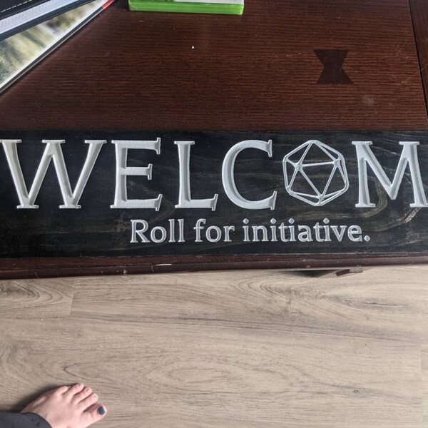 RPG Welcome Sign - Etsy