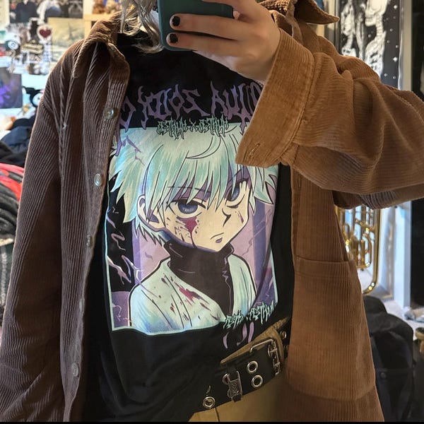 Poke Anime T-shirt, 90s Style Anime Tee, Japanese Streetwear, Japanese ...