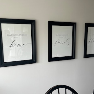 Couple Name Initials Print, Master Bedroom Above Bed Art Couple Bedroom ...