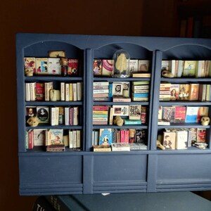 Custom 6 Shelves Miniature Bookcase - Etsy