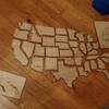 Rustic USA Map, Travel Gift, United States Travel Map, Wall Art, DIY ...