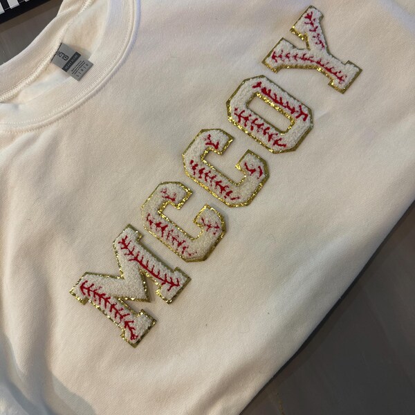 Chenille Number Patches for Clothing 3 Inch Number Patches Trimmed in ...