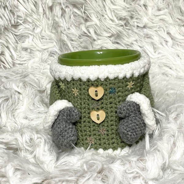 Crochet Christmas Mug Jumper Pattern English Only - Etsy Australia