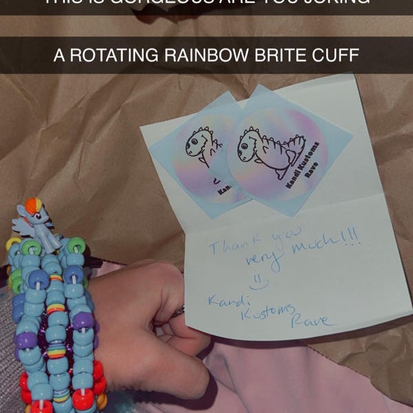 Mlp Kandi Necklace. Multiple Styles. Rave EDM EDC Rainbow PLUR Festival ...