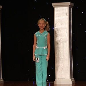 Light Pink Pageant Interview Dress With Peplum and Belt/ | Etsy