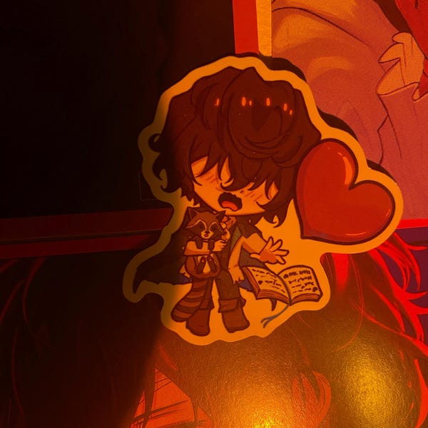 BSD Stickers Dazai, Chuuya, Ranpo, Fyodor, Nikolai, Sigma, Poe ...