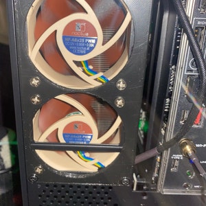 SSUPD Meshlicious Meshroom S Fan Bracket for GPU Exhaust 3D Printed 40 ...