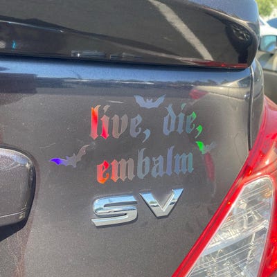 Support Your Local Cryptids Bumper Decal, Spooky Car Accessories ...
