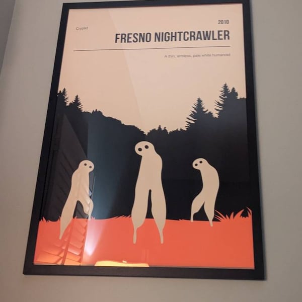 Wendigo Cryptid Poster – Illustrated Wall Art - Etsy