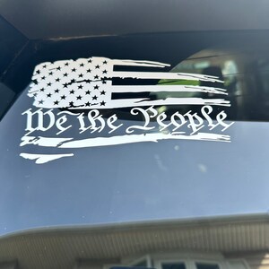 8646 American Flag Die Cut Decal Home Laptop Computer Truck Car Bumper ...