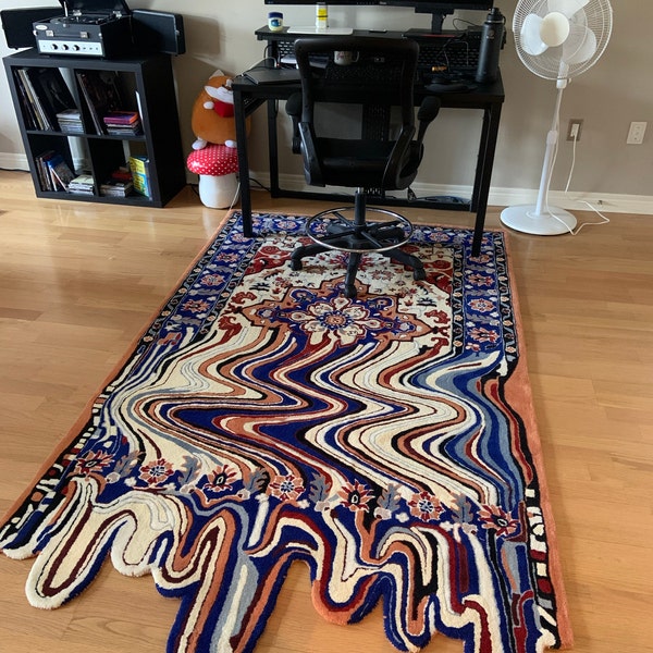 CUSTOM MELTING RUGS / Handtufted/ Note: Before Purchasing the Melting ...