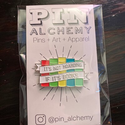 Book Enamel Pin Reading Pin Book Pin Enamel Pins Lapel Pin Lapel Pins ...