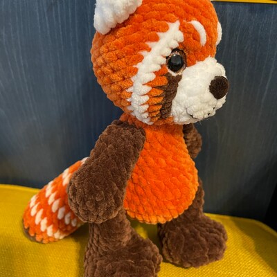 Crochet Red Panda Pattern Amigurumi Red Panda Pattern Panda Diy Toy ...