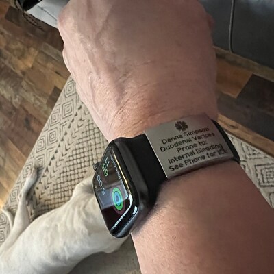 Medical Alert Watch Band, Medical Id Tag, Medical Alert Bracelet ...