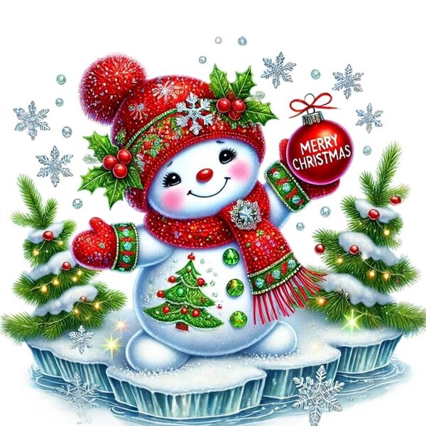 Christmas Snowman Bundle Clipart, 110 PNG Festive Snowmen Graphics ...