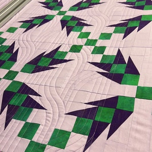 ROLLING HILLS Longarm Quilting Digital Pattern Easy Edge to - Etsy