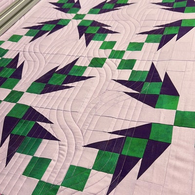 SEUSS TREES Longarm Quilting Digital Pattern for Edge to - Etsy