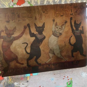 Dancing Witches Wall Art - Fire Witches in Gothic Painting, Enchanting ...