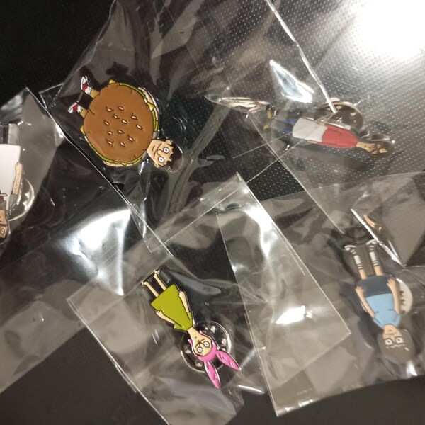 Bob Burger Family Anime Enamel Pin Funny Cartoon Pin Cartoon Enamel Pin ...