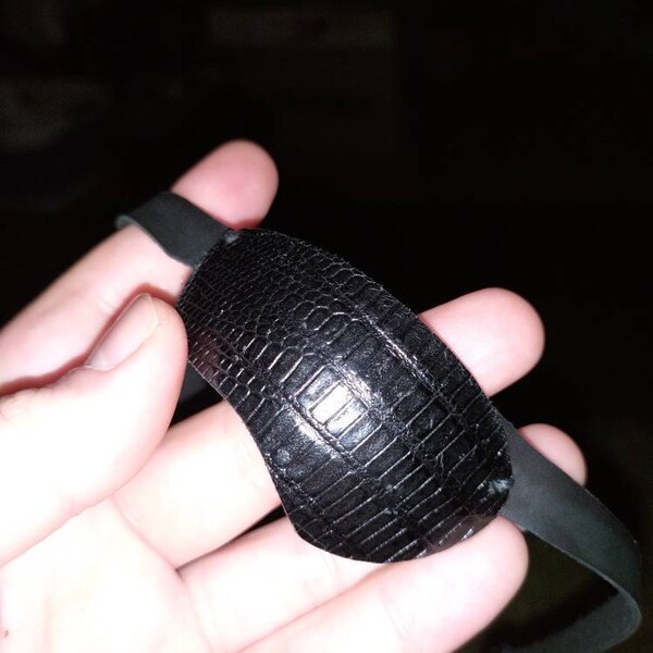 Set of Two Leather Eye Patch, Eye Patch, Man Eye Patch, Woman Eye Patch ...