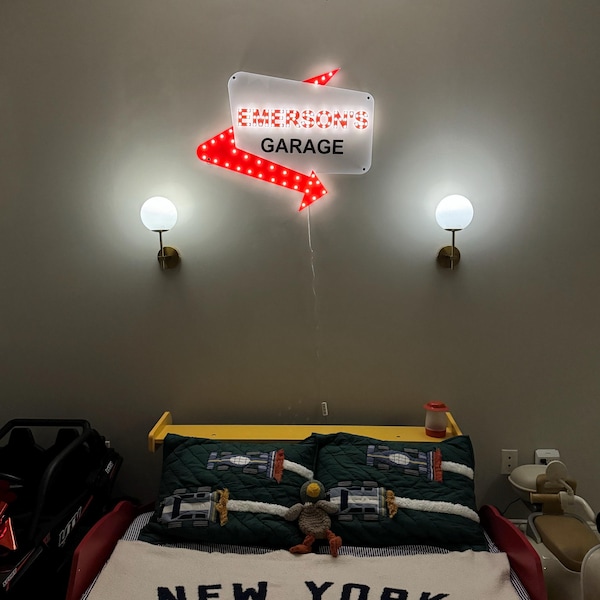 Retro Bar Marquee Arrow Light-up Sign, Cocktail Lounge Decor - Etsy