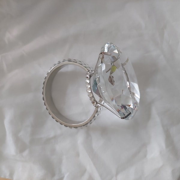 Crystal Diamond Ring Decor – Bridal Shower, Engagement Party ...