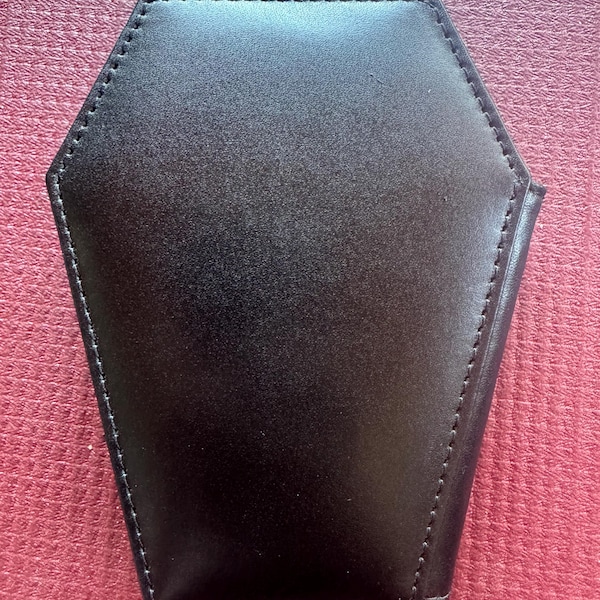 Coffin Pencil Case,vampire Pencil Case,coffin Leather Pencil Holder ...