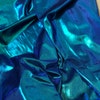 New Oil Slick Iridescent Blue Green Hologram Metallic Nylon Spandex 4 ...