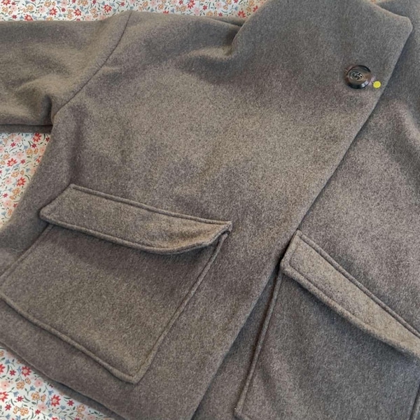 Sewing Pattern Funnel Neck, PDF Pattern | Video Tutorial |high Collar ...