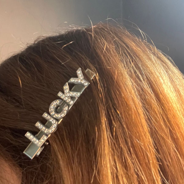 Gold Custom Hair Clips, Personalised Hair Clips, Bobby Pin, Hair ...