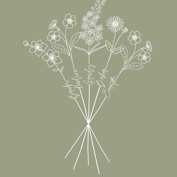 Custom Family Birth Flower Bouquet, Unique Mothers Day Gift, Birth ...
