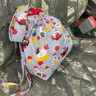 Small Knitting Project Bag - Etsy