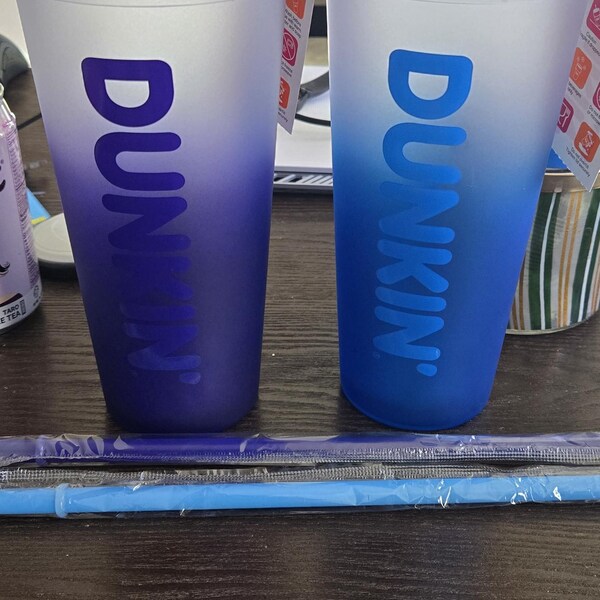 NEW 2023 Spring Original DUNKIN’ 24oz Ombre Acrylic Rainbow Tumblers - Etsy