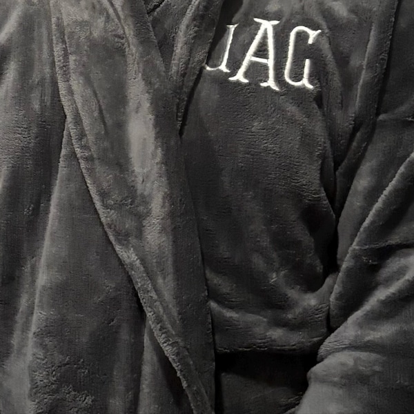 Personalized Men's Satin Robe, Father's Day Gift Robe, New Dad Gift ...