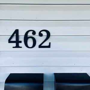 6 Inch Traditional & Modern House Numbers Letters | Etsy