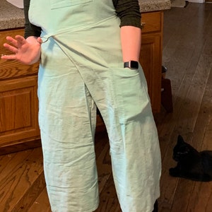 Aqua Blue Durable Cotton Canvas Pottery Apron Ceramic Apron Throwing ...