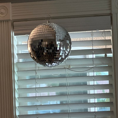8 Inch Disco Ball Decor Vintage Retro Hippie Funky 70s Mirror Ball ...